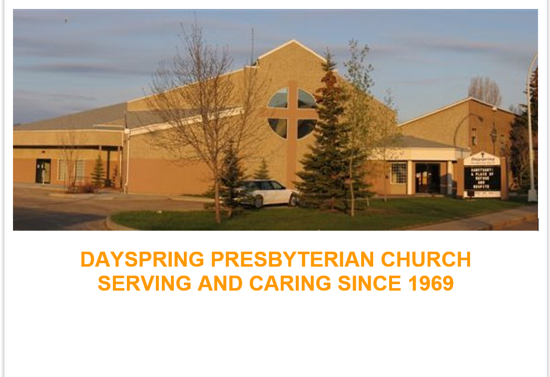Dayspring Presbyterian Church – Edmonton, Alberta